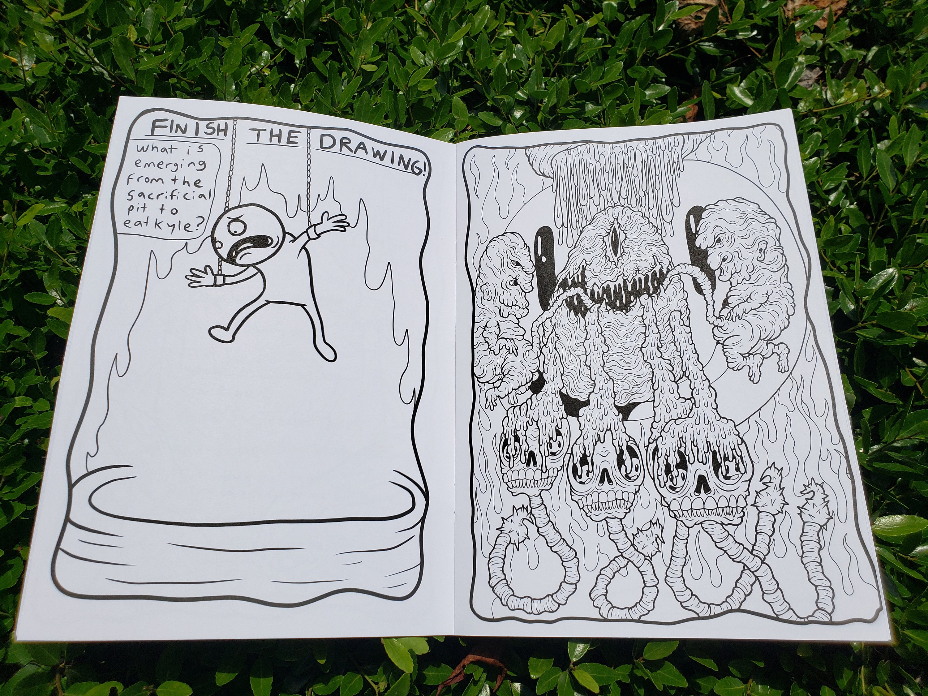 Coloring Activity Ultra Zine 7 X 10 - Etsy