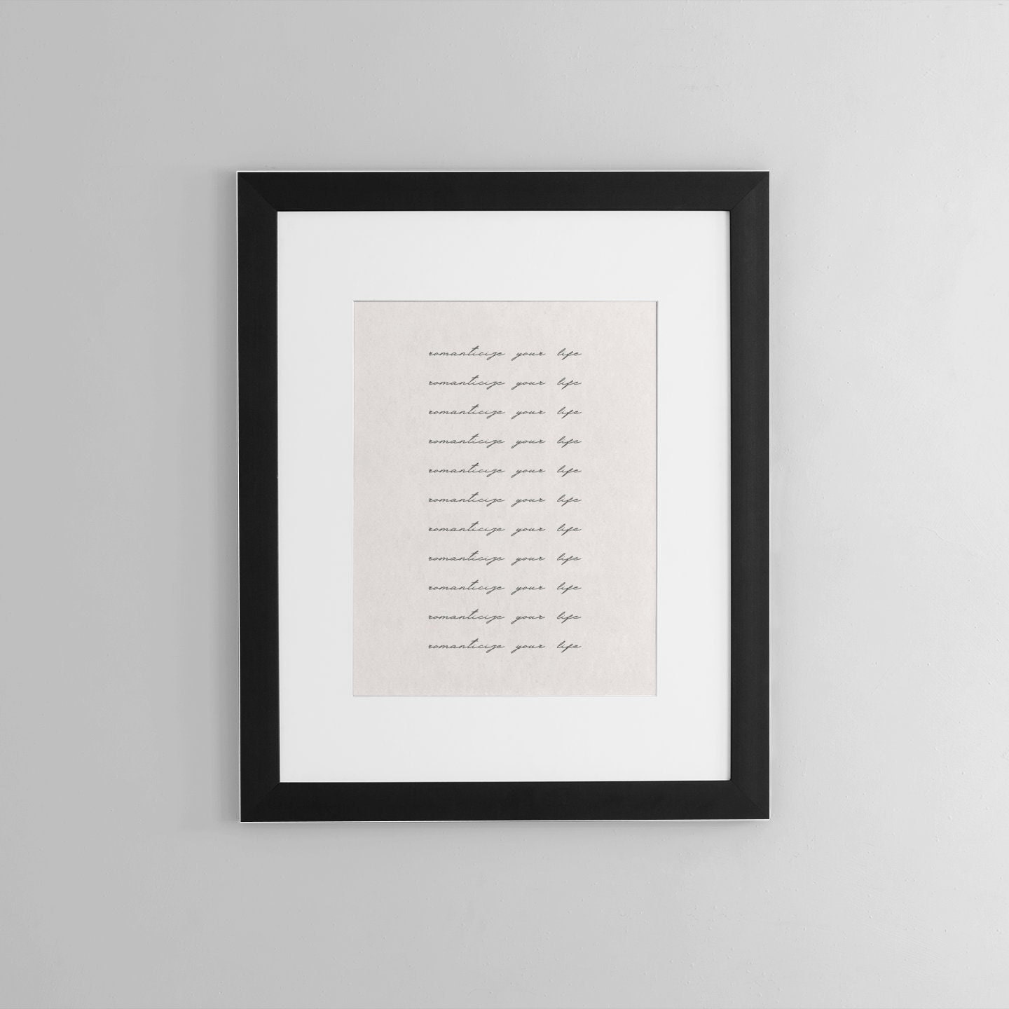 Romanticize Your Life Poster, Art Print, Art Poster, Mindfulness ...