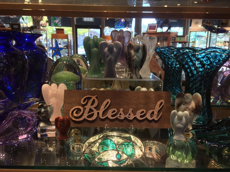 Laser Ready Blessed Word Sign SVG | Blessed Sign | No Physical Item ...