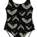 Bats One-piece Swimsuit - Etsy