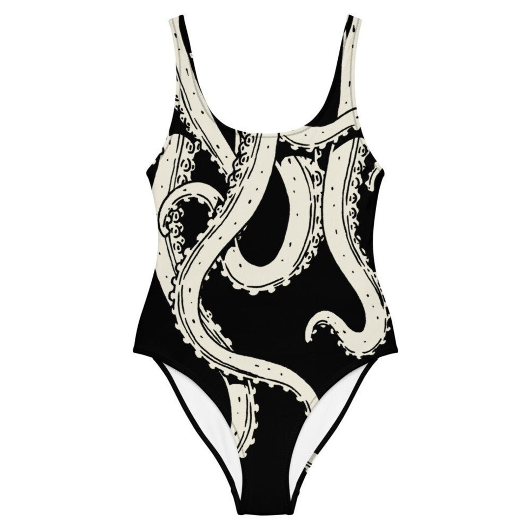 Octopus Tentacles One-piece Swimsuit - Etsy