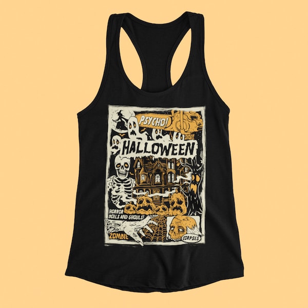 Halloween Tank - Etsy