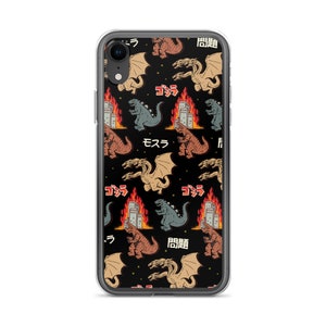 Godzilla and Friends Japanese Monsters iPhone Case - Etsy