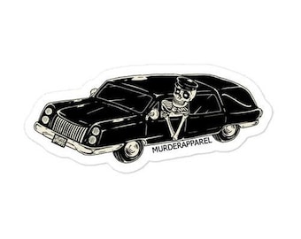 My Other Ride Hearse Car Funeral Car Truck Window Bumper Vinyl Graphic ...