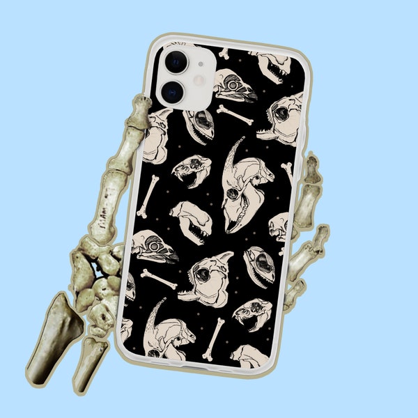 Skull Iphone Case - Etsy