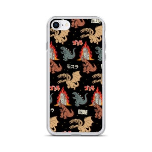 Godzilla and Friends Japanese Monsters iPhone Case - Etsy