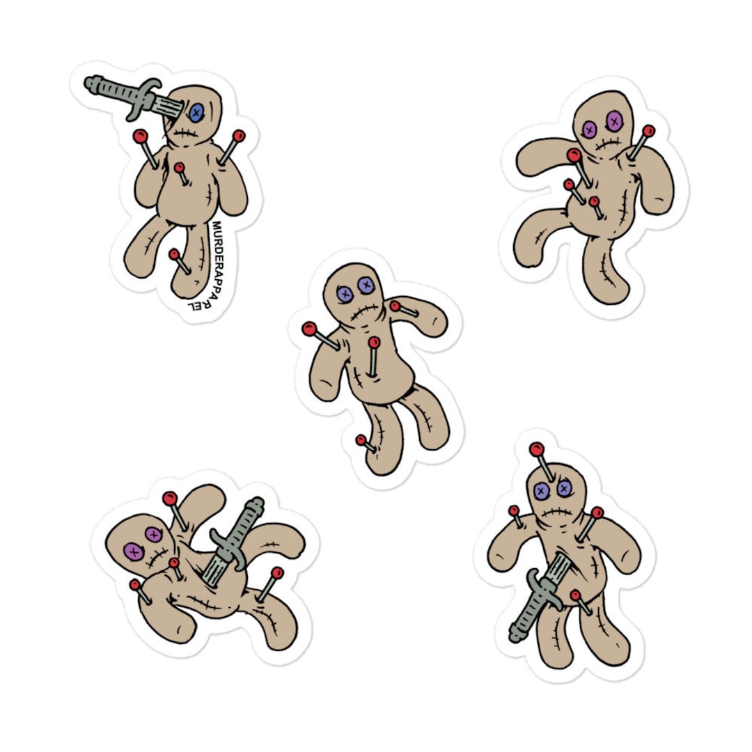 Voodoo Dolls Sticker Sheet - Etsy