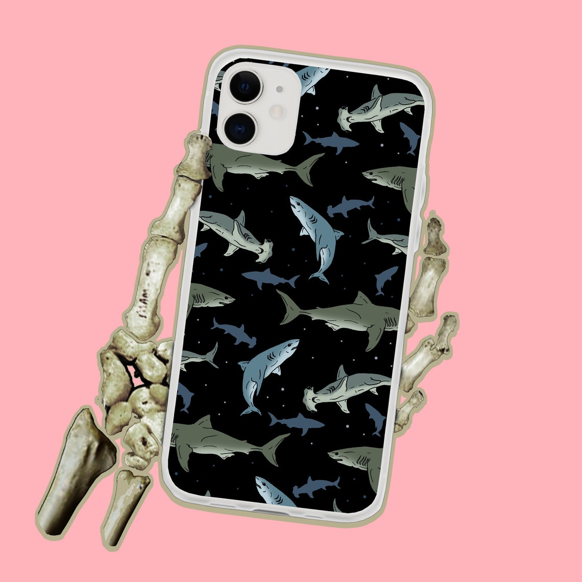 Shark Infested iPhone Case - Etsy