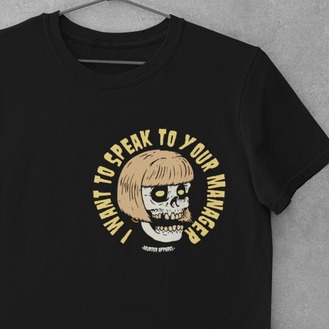 Karen Skull Meme Funny Goth T-shirt - Etsy