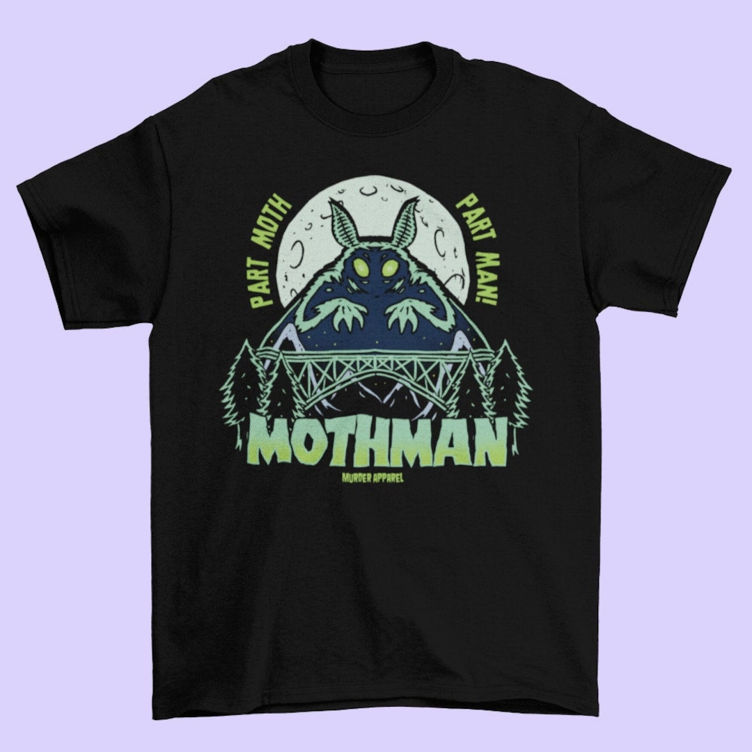 Mothman Retro T-shirt - Etsy