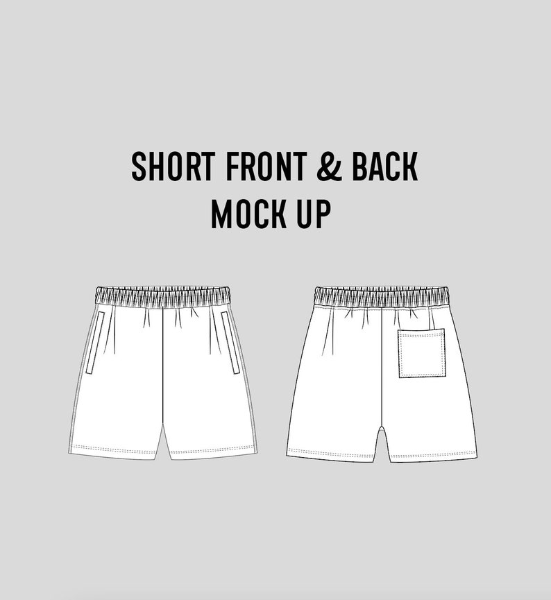 Streetwear Short Mock Up - Etsy