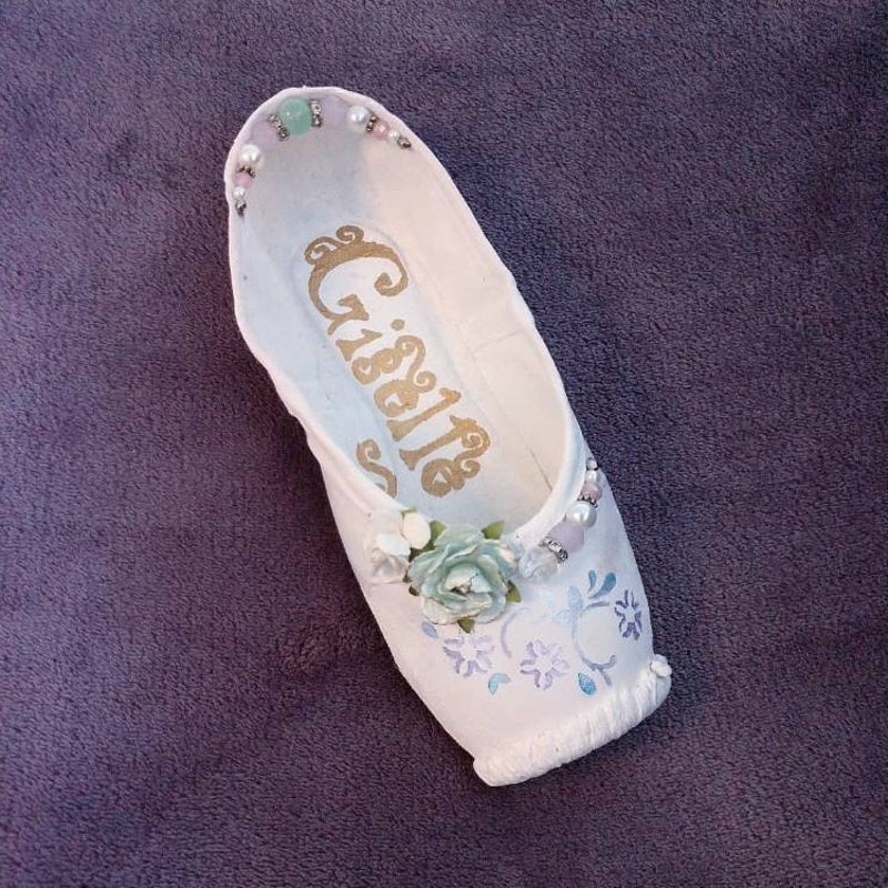 Decorated Pointe Shoe - Etsy