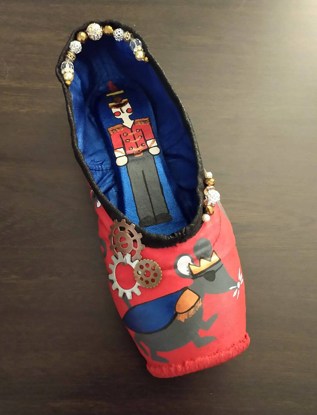 Nutcracker Vs. Mouse Shoe (decorated Pointe Shoe) - Etsy