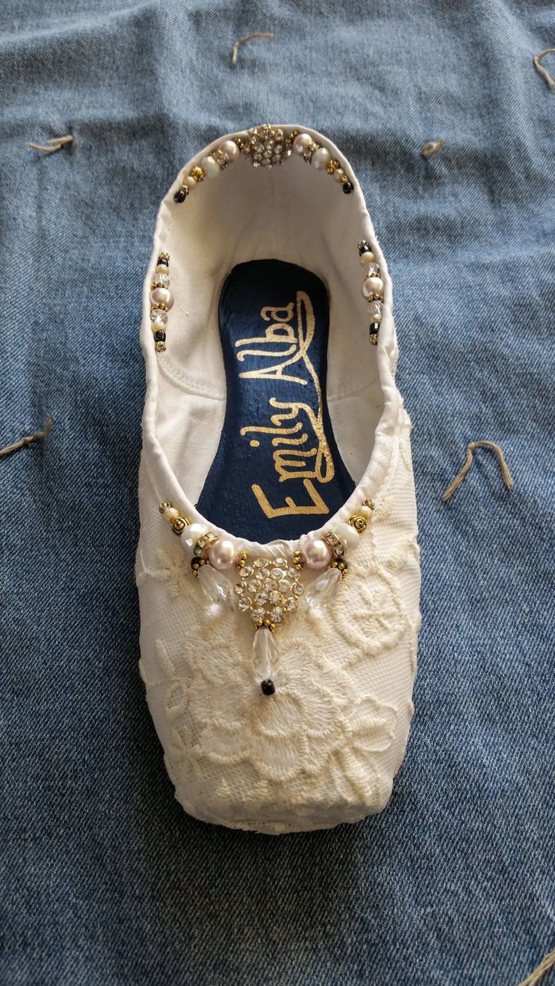 Chaussures de mariage chaussures de pointe décorées - Etsy France