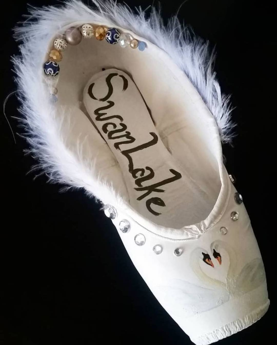 Swan Lake (decorated Pointe Shoe) - Etsy