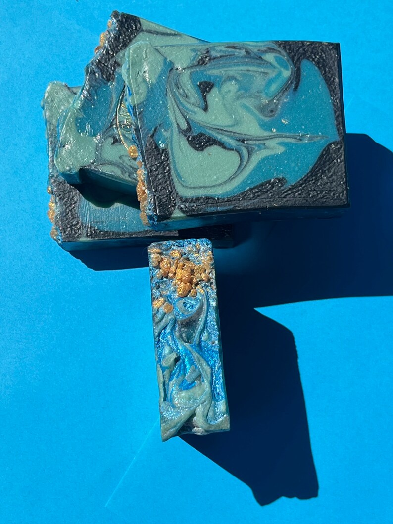 Ocean Rain Soap Bars, Fresh, Earthy Soaps, Mango Seed Butter, 2 Bars ...