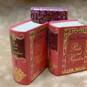 Pride and Prejudice 2 Vol Set by Jane Austen Miniature Book - Etsy