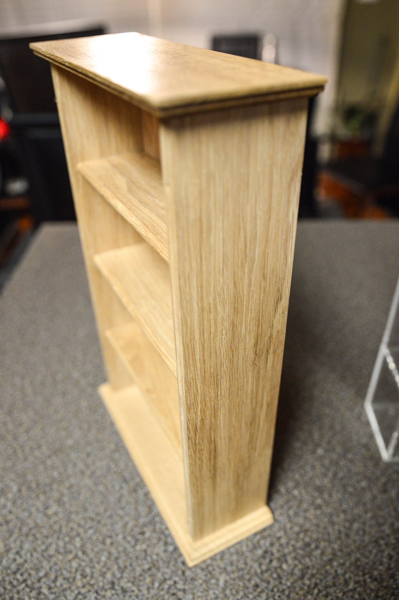 Medium Size Collector's Shelf Custom Wooden Bookshelf | Etsy