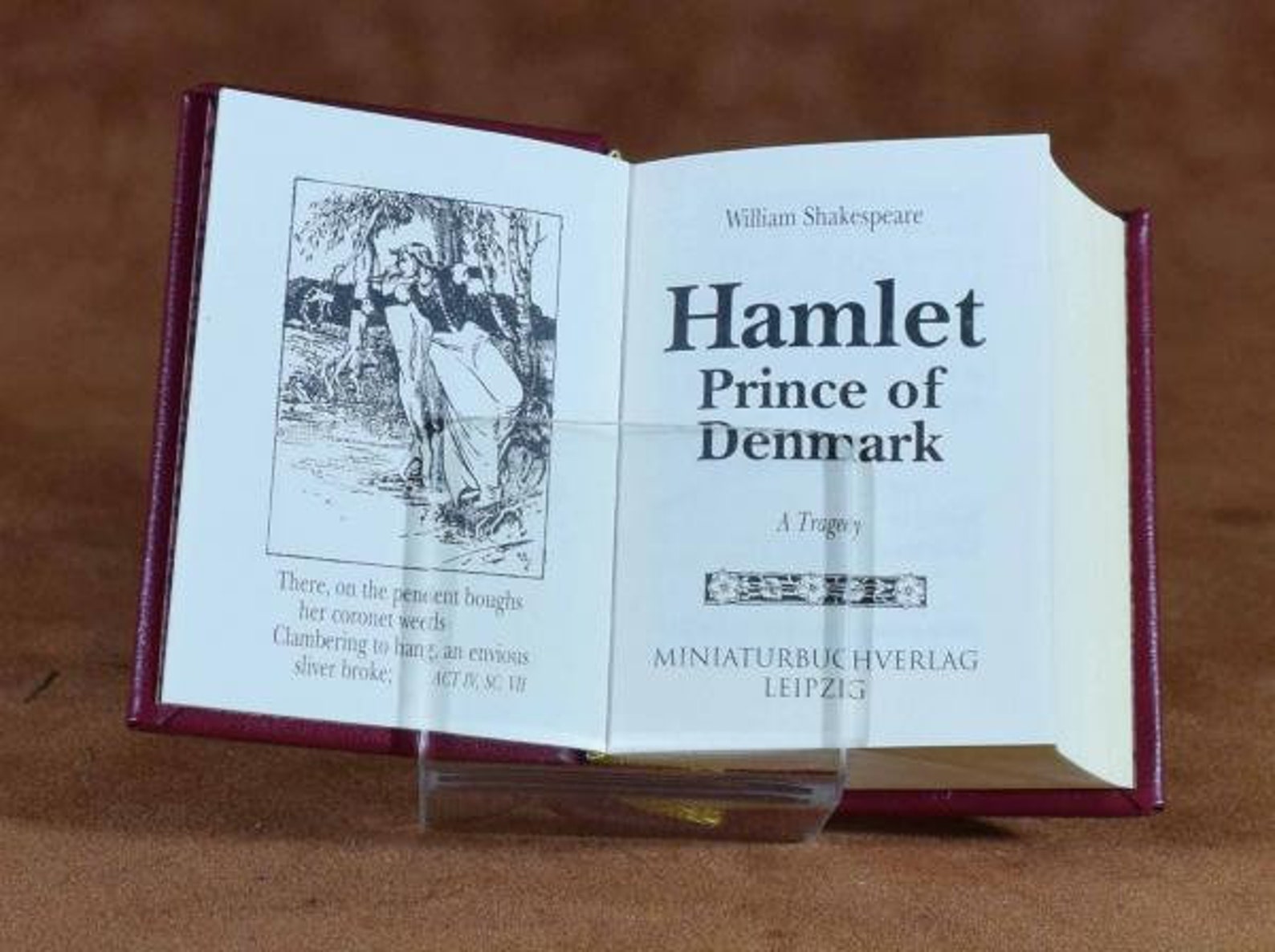 Hamlet Prince of Denmark William Shakespeare Miniature Book - Etsy