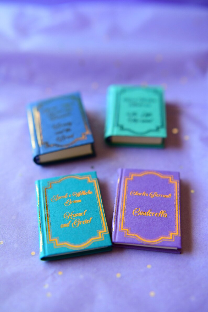 Fairy Tale Series Miniature Book Set Volume 1 Featuring - Etsy