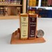 Small Wooden Bookstand Bookend for Miniature Books fits 2 Minibooks - Etsy
