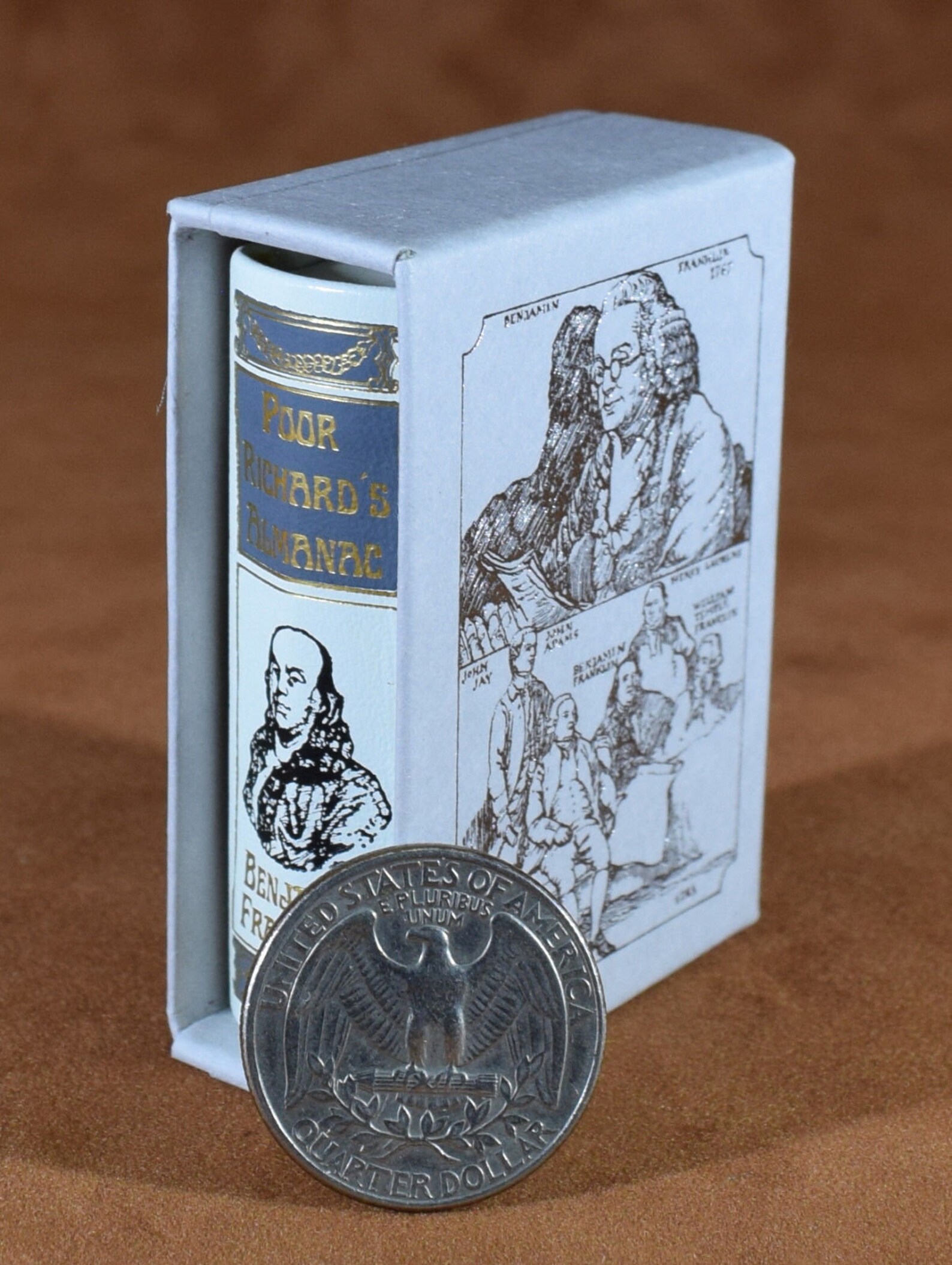 Poor Richard's Almanac by Benjamin Franklin Miniature Book - Etsy