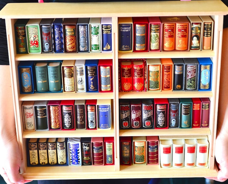 Large Collector's Shelf Custom Wooden Bookshelf fits - Etsy