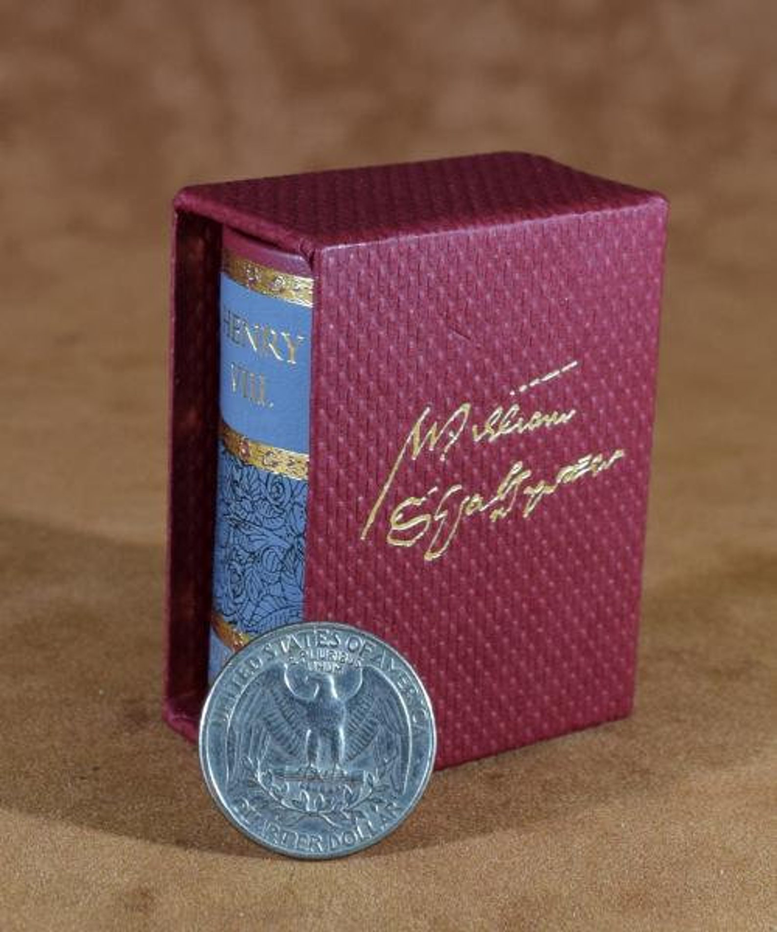Henry VIII William Shakespeare Miniature Book - Etsy