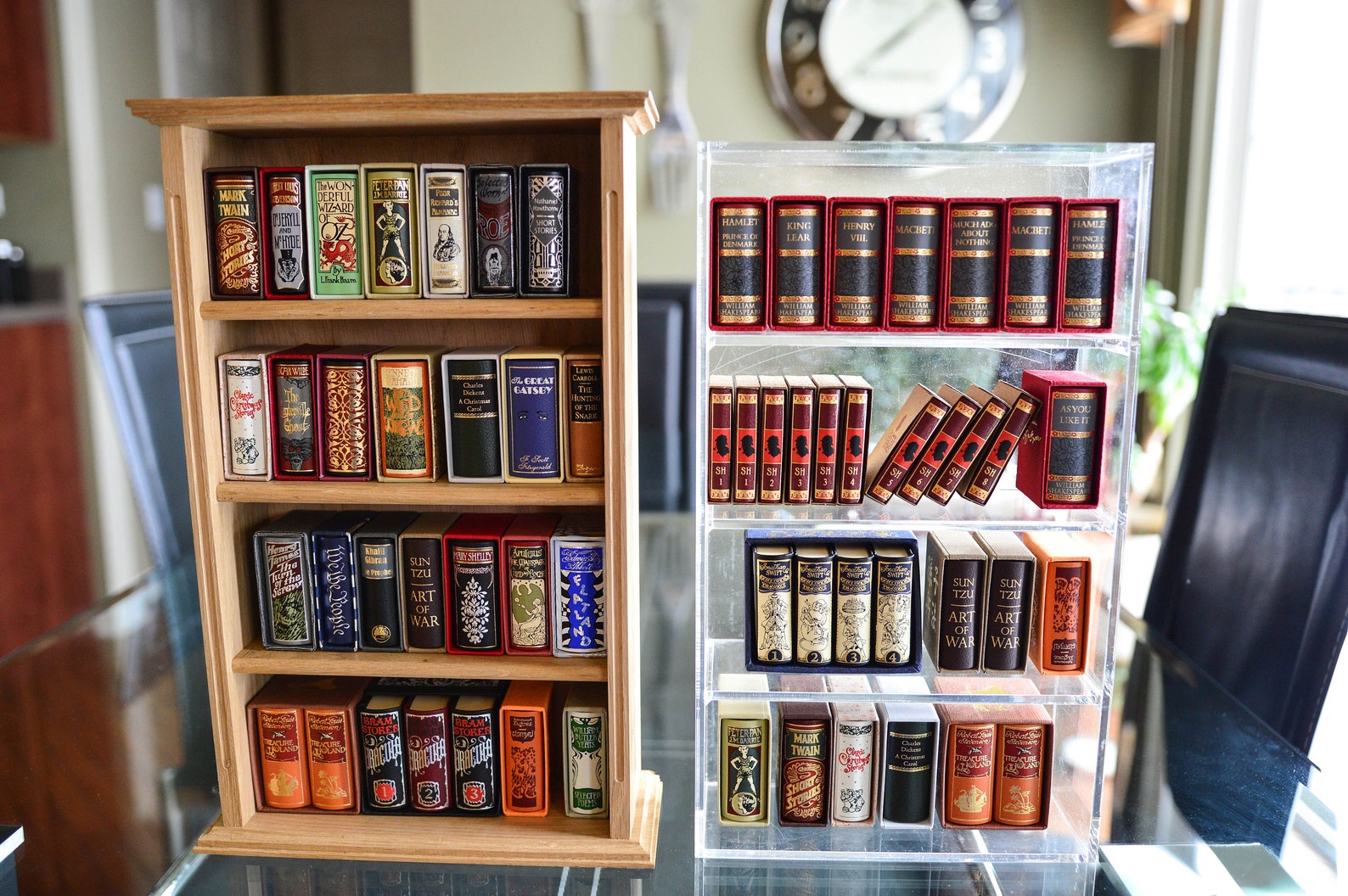 Medium Size Collector's Shelf Custom Wooden Bookshelf - Etsy