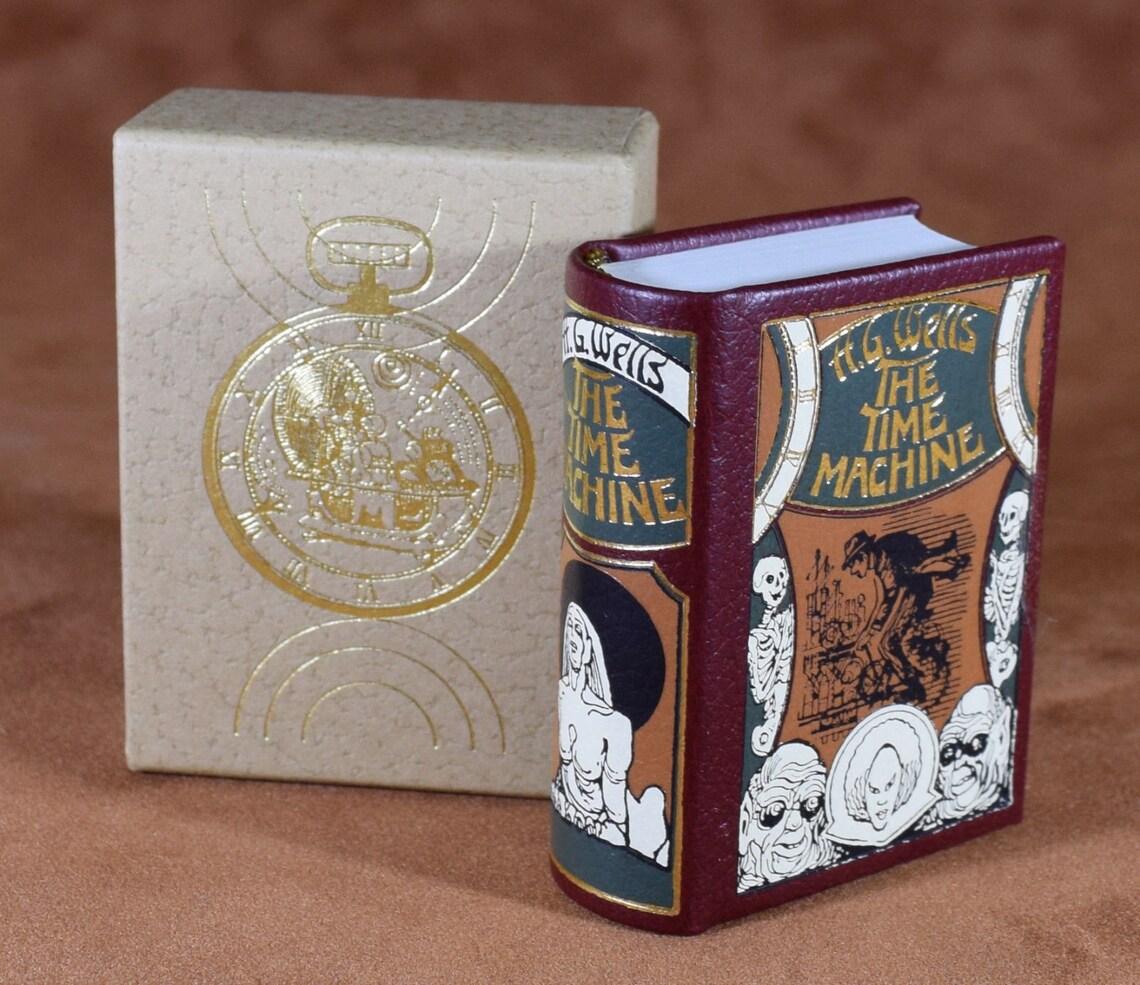 The Time Machine H.G. Wells Miniature Book - Etsy