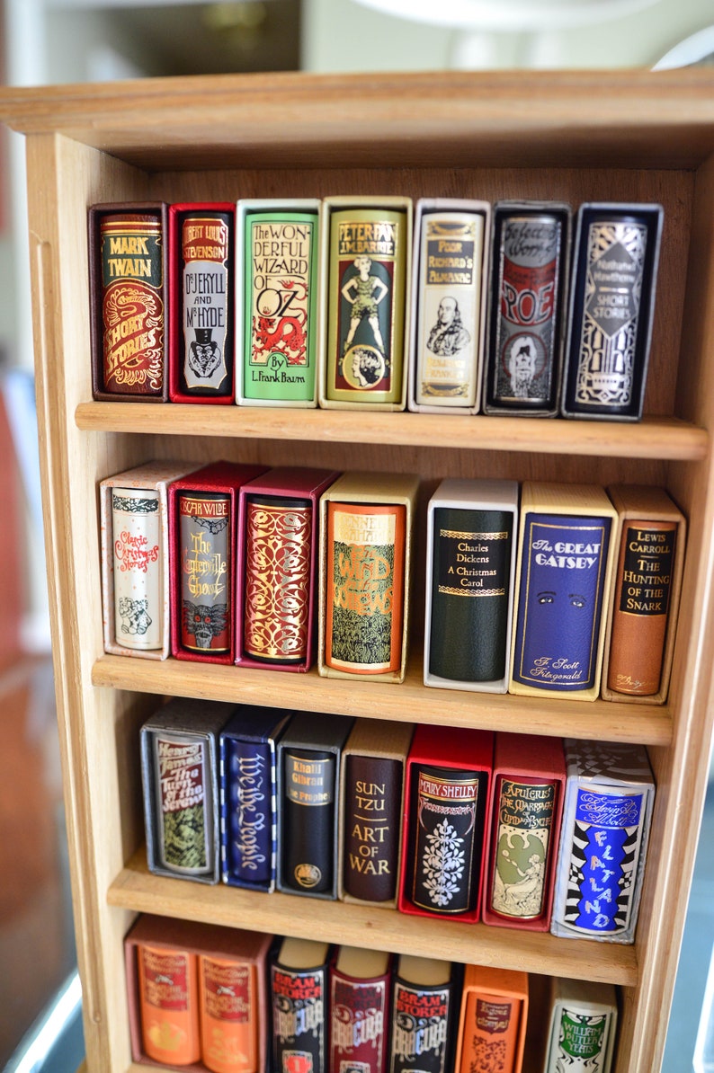 Medium Size Collector's Shelf Custom Wooden Bookshelf - Etsy