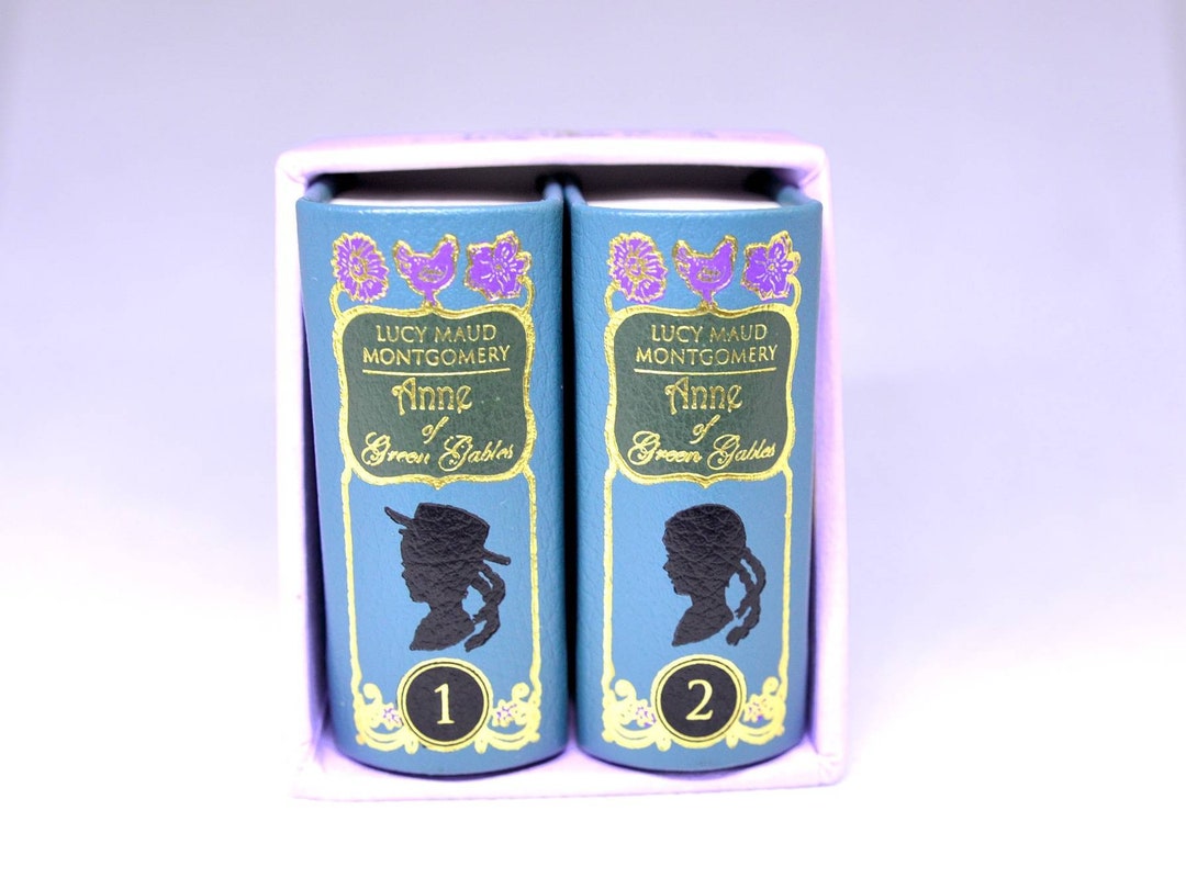 Anne of Green Gables by Lucy Maud Montgomery Miniature Book 2 Vol Set ...