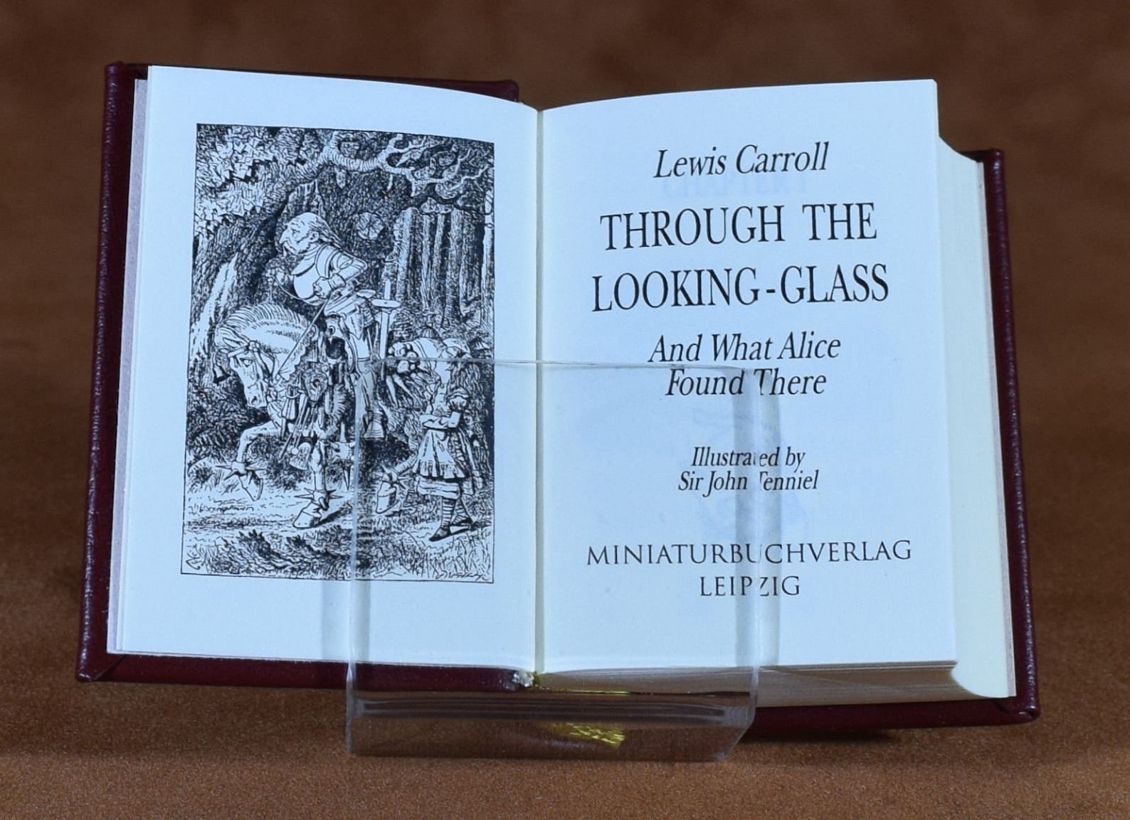 Lewis Carroll Through the Looking Glass Miniature Book - Etsy