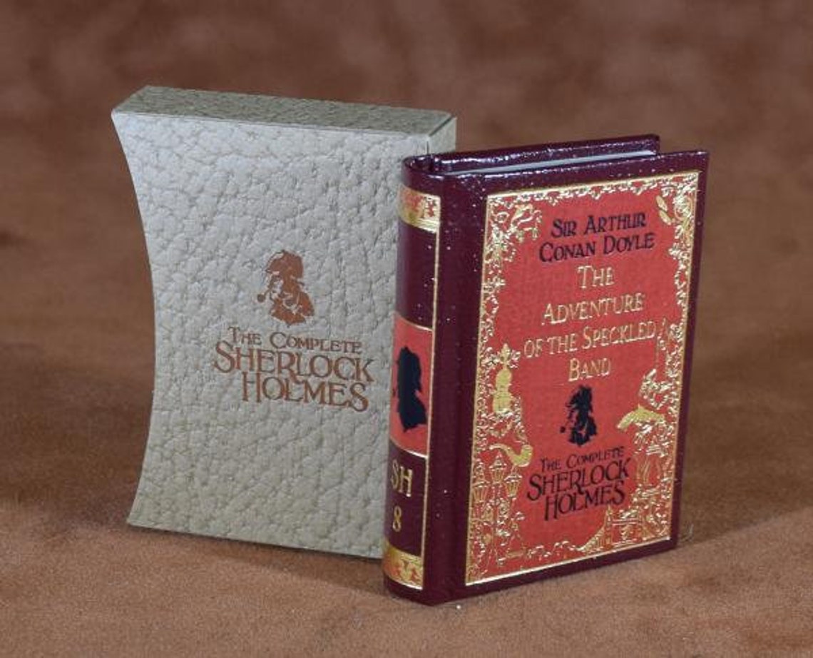 Sherlock Holmes Vol. 8 the Adventure of the Speckled Band by - Etsy