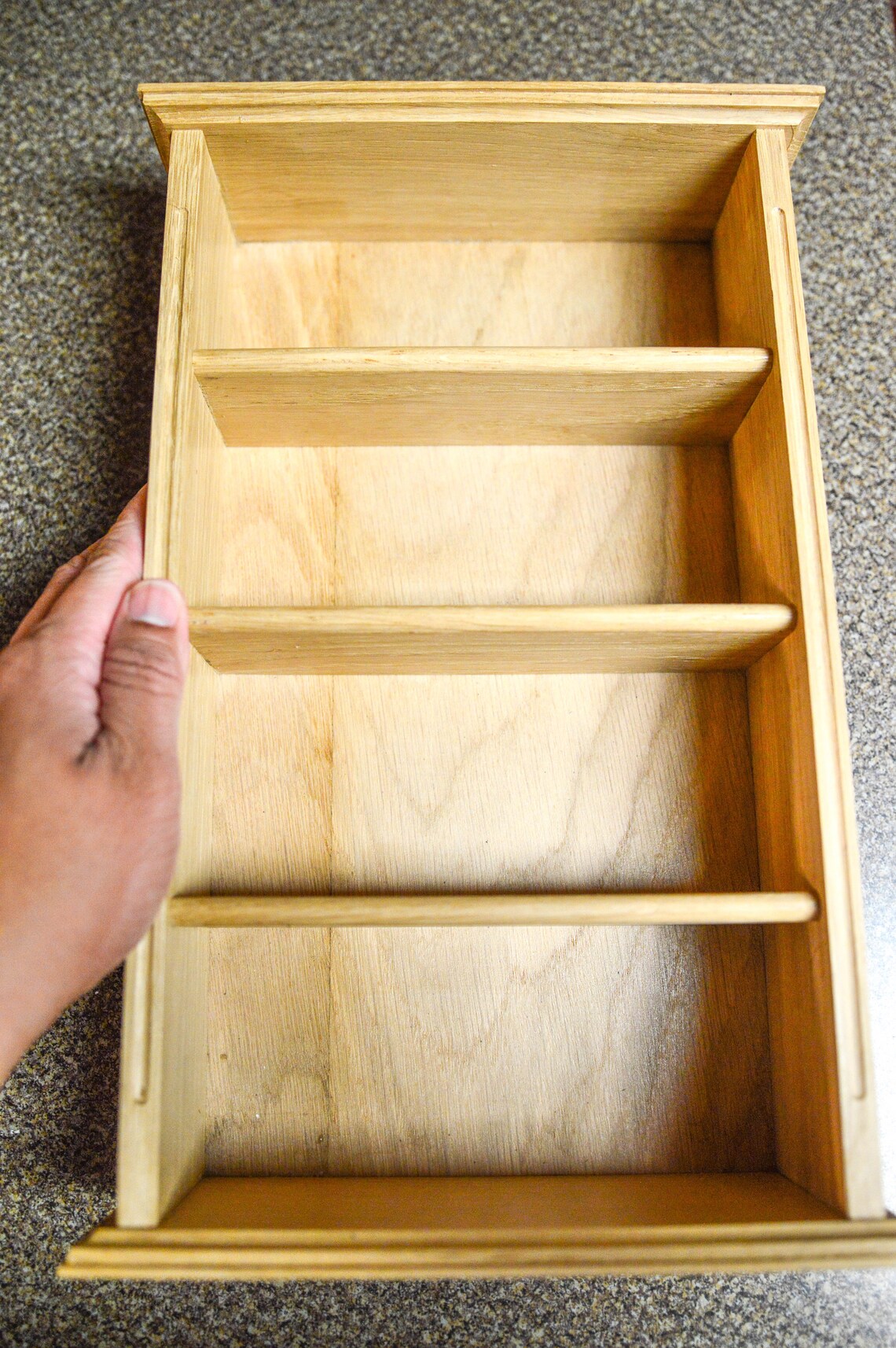 Medium Size Collector's Shelf Custom Wooden Bookshelf - Etsy