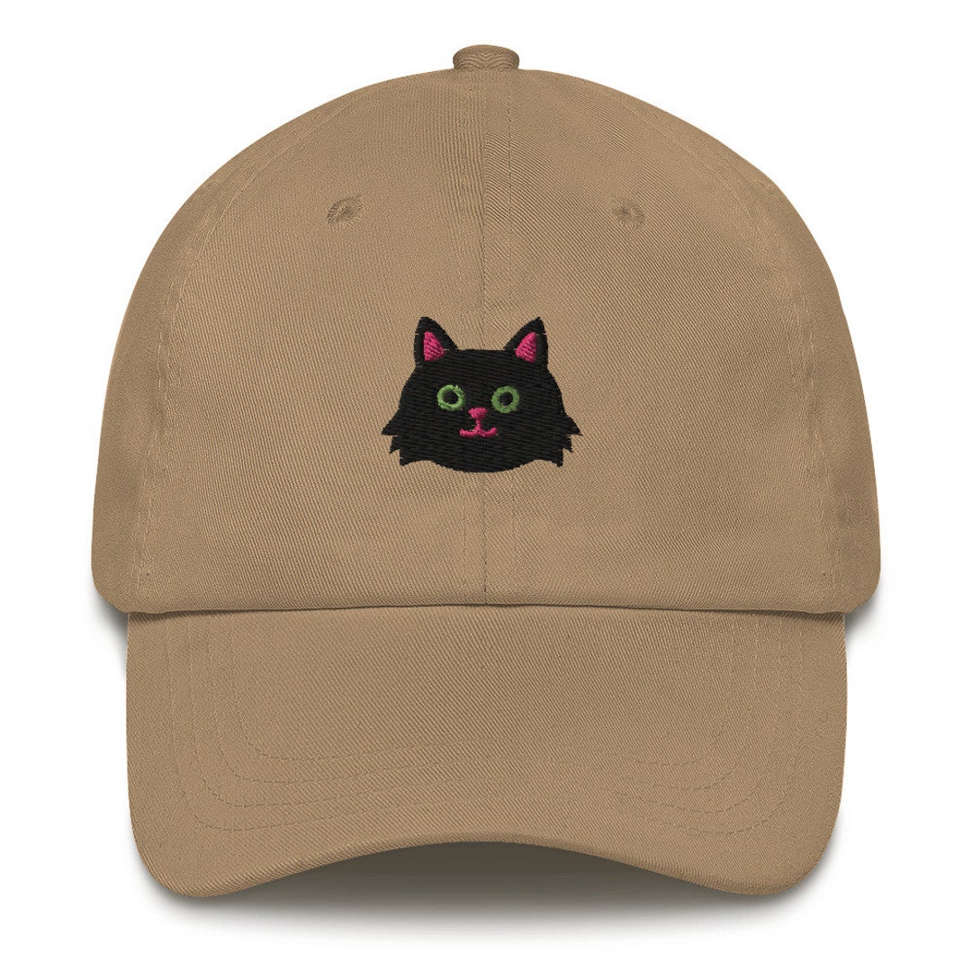 Cat Hat for Humans Black Fluffy Cat Design Perfect Gift for - Etsy