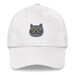 Cat Hat for Humans Gray Smiling Cat Design Perfect Gift for Cat Dads ...