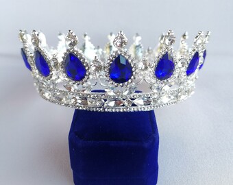 Royal Blue Crown | Etsy