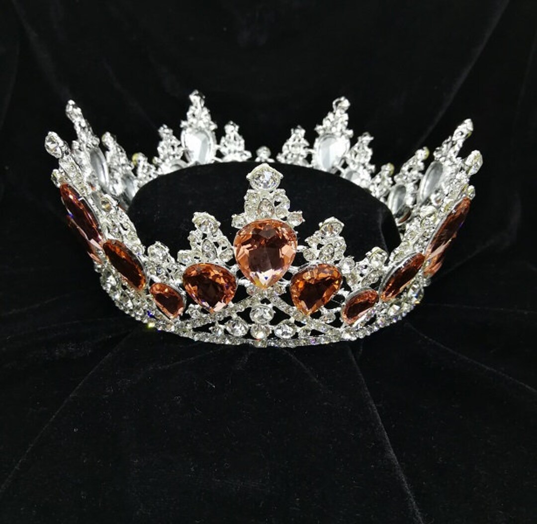Crystal Rhinestone Crown- Rose Gold /silver Crown for Wedding, Birthday ...