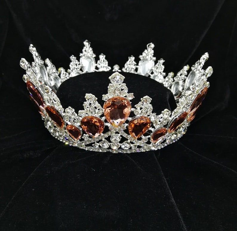 Crystal Rhinestone Crown- Rose Gold /silver Crown for Wedding, Birthday ...