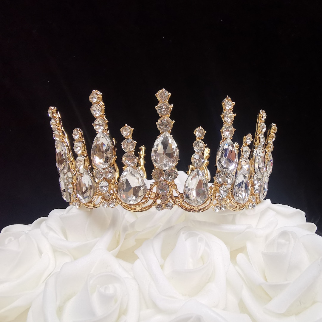 Crystal Rhinestone Crown for Wedding, Birthday, Bridal Shower ...