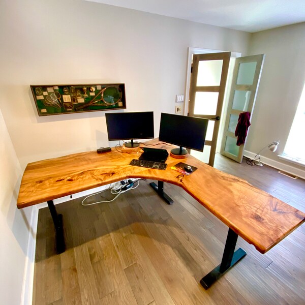 L Shaped Desk - Etsy