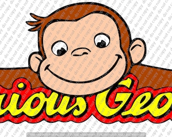 Curious george svg | Etsy