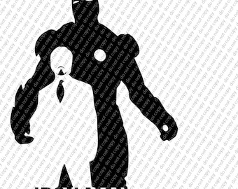 Iron man stencil | Etsy