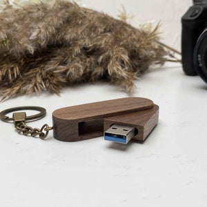 Personalized Wooden USB 3.0 Flash Drive Custom Engraving Father's Day ...