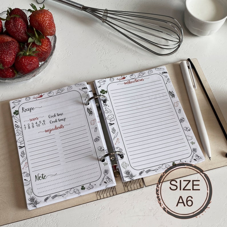 Custom Recipe Book Gift From Daughter for Mom Her Mothers Day - Etsy