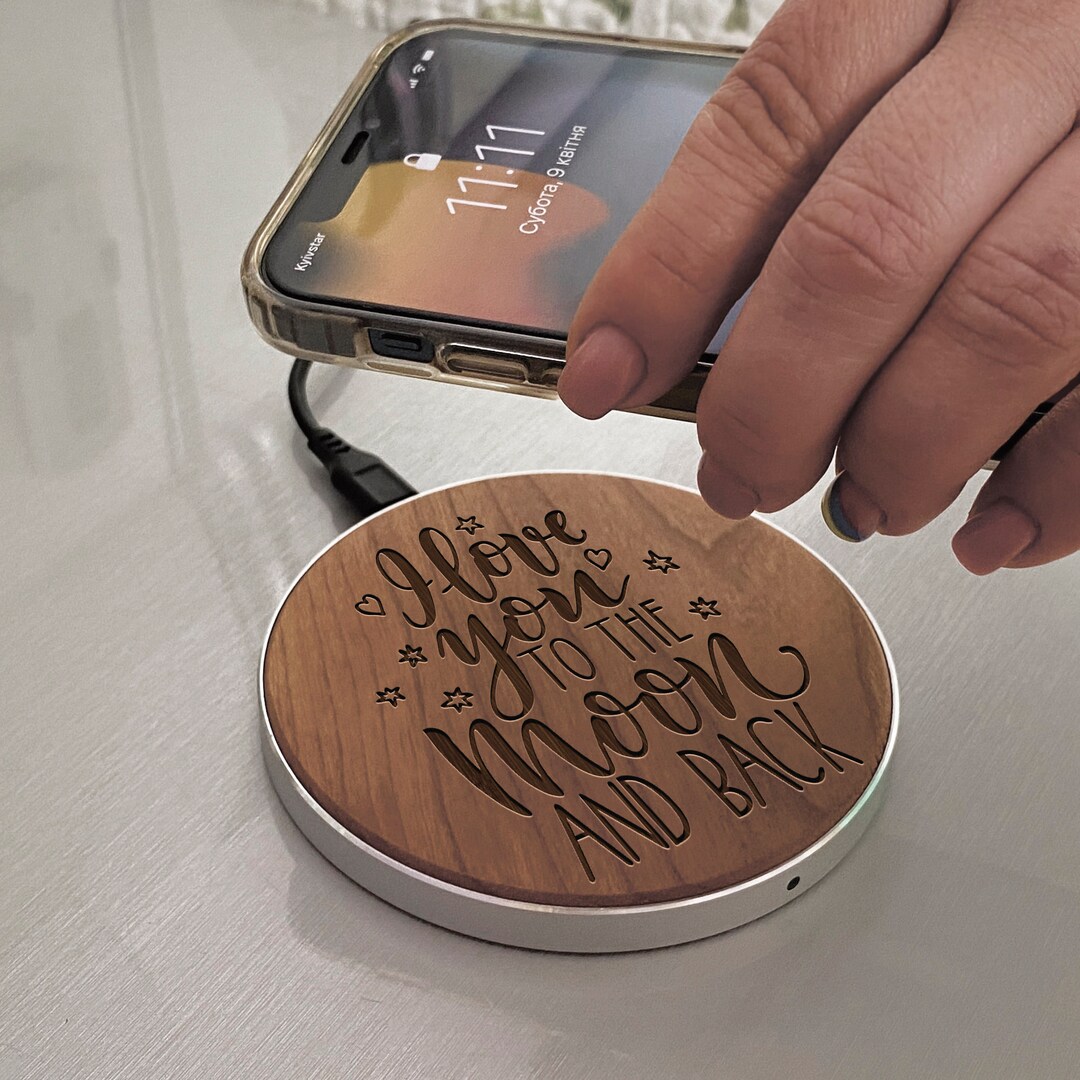 Wireless Charger Personalized Custom Engraving Technology Accessories ...