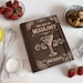 Custom Wooden Cocktail Recipe Book Eco Friendly Cooking Gift Recipe Book Bartender Gifts ...