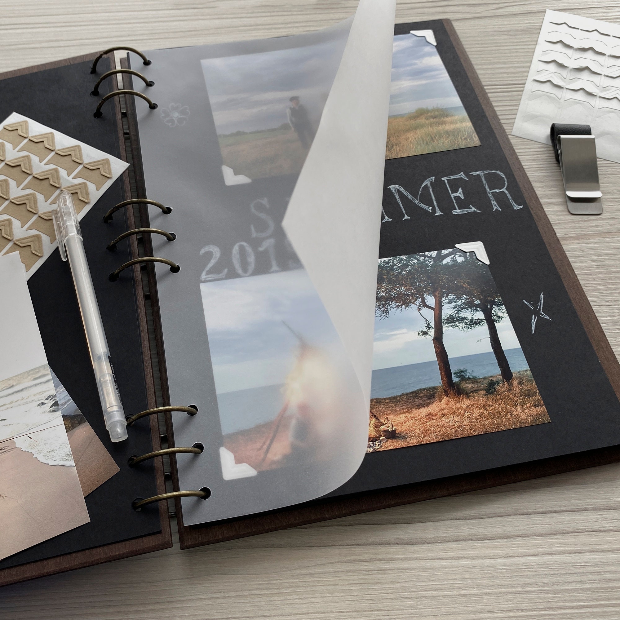 Reise Scrapbook Album Personalisiertes Holzalbum Geschenk für - Etsy.de