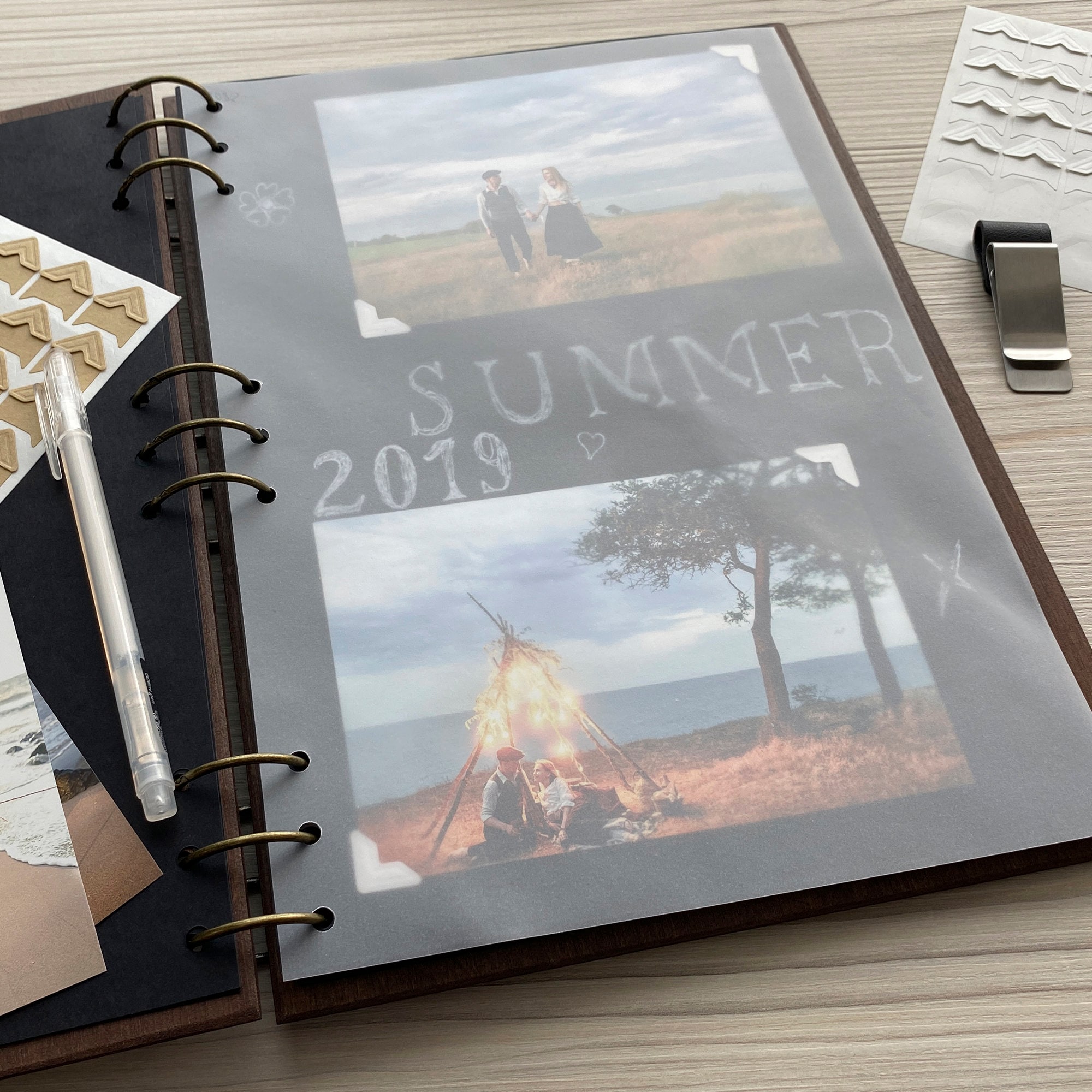 Reise Scrapbook Album Personalisiertes Holzalbum Geschenk für - Etsy.de